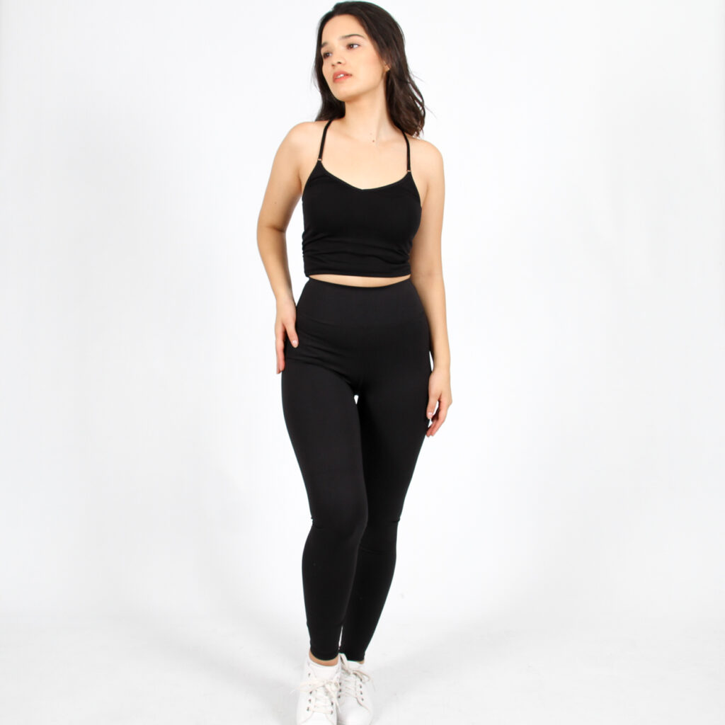 Leggins Negros Básicos Moda al Por Mayor