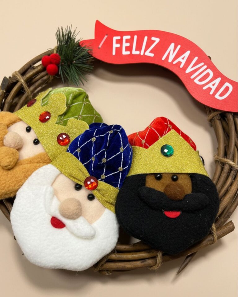 Corona de Navidad Reyes Magos Moda al Por Mayor
